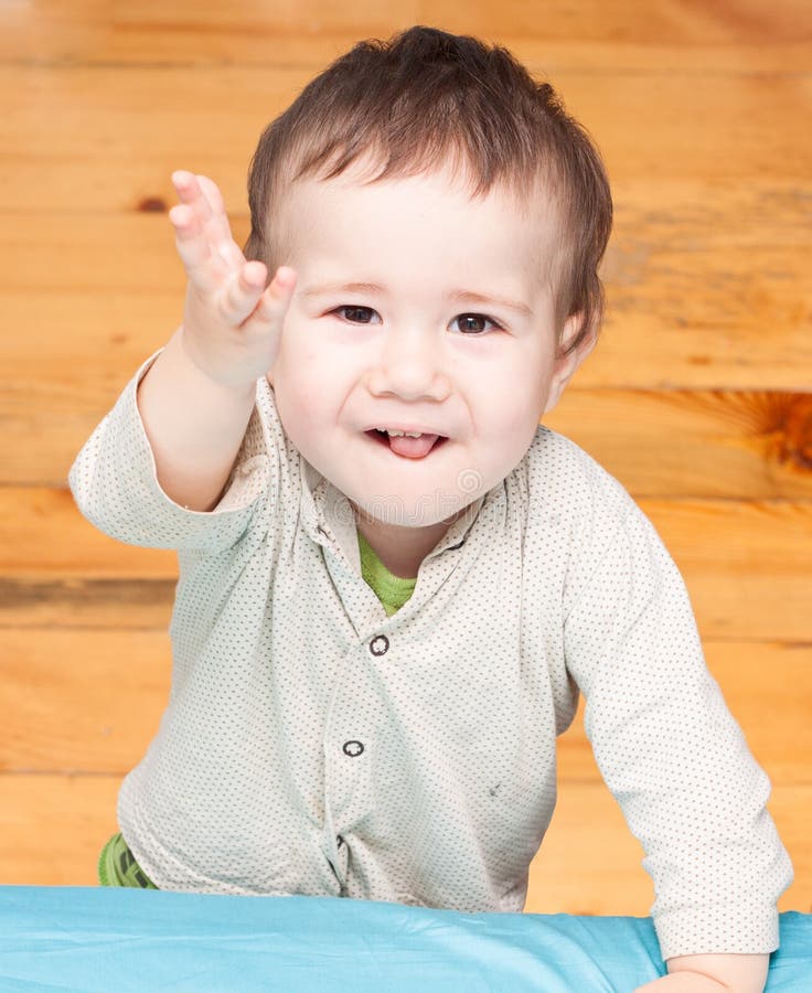 Child pulls his hand up stock image. Image of child, wishing - 43501537