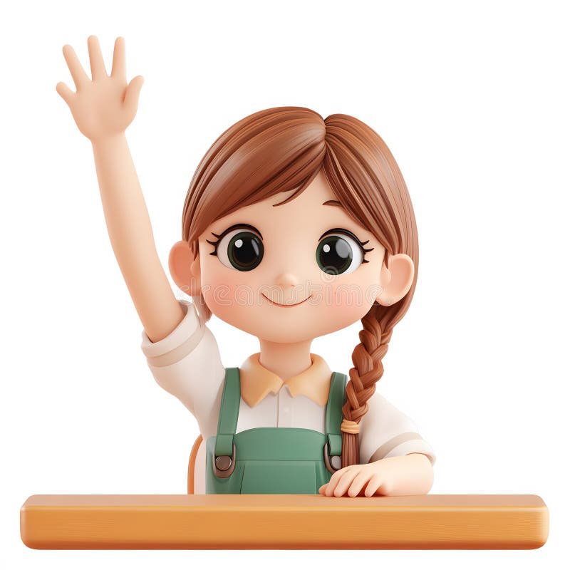 Child Raising Hand Stock Illustrations – 2,354 Child Raising Hand Stock ...