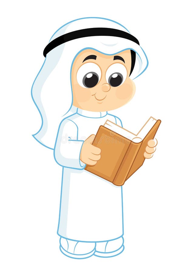 Arab Child stock vector. Illustration of khaliji, heritage - 79364528