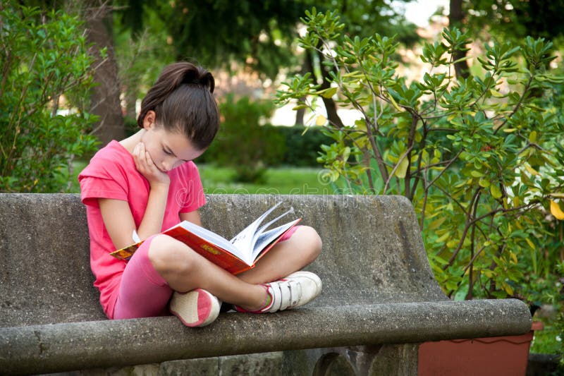 Thinking while reading stock photo. Image of reads, learning - 23515454