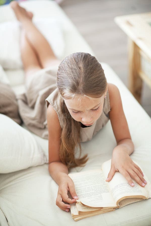 Child reading book stock image. Image of intellectual - 32947205