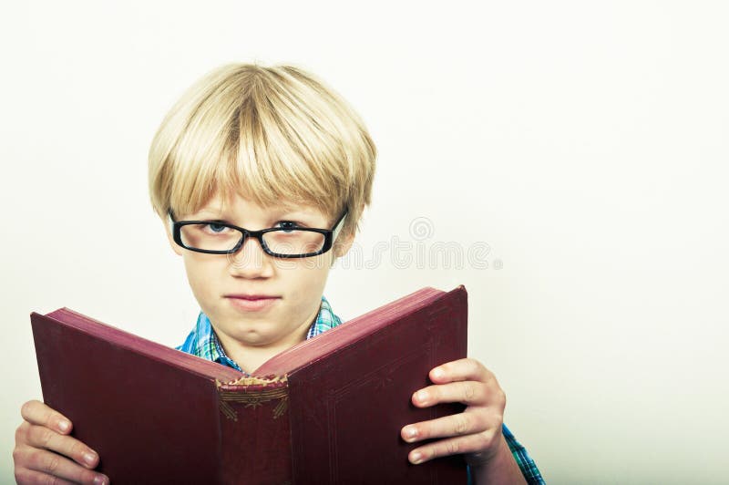 Child reading a book stock photo. Image of little, human - 35161894