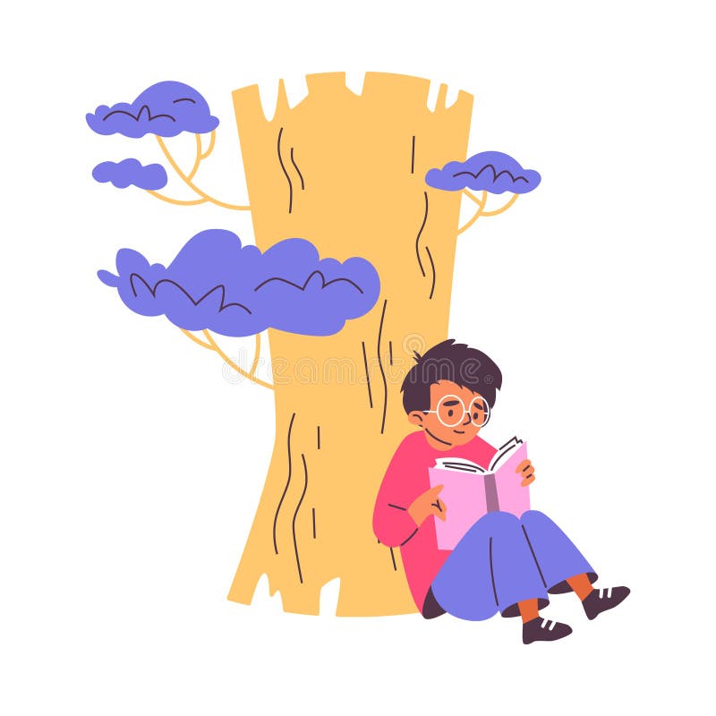 Student Learning Under Tree Stock Illustrations – 103 Student Learning ...