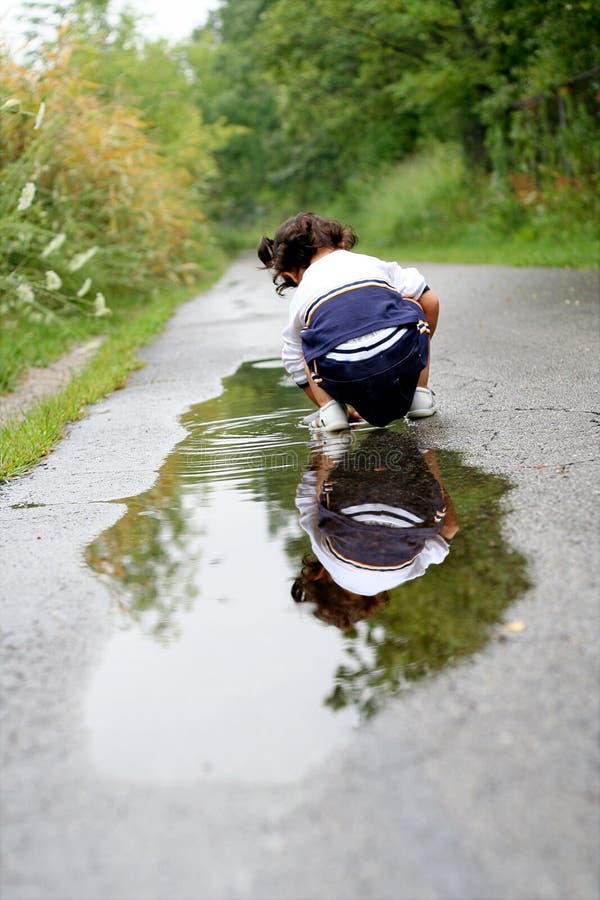 Child with reflection stock photo. Image of glass, window - 34584854