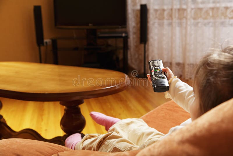 Child with remote control stock image. Image of caucasian - 17138817
