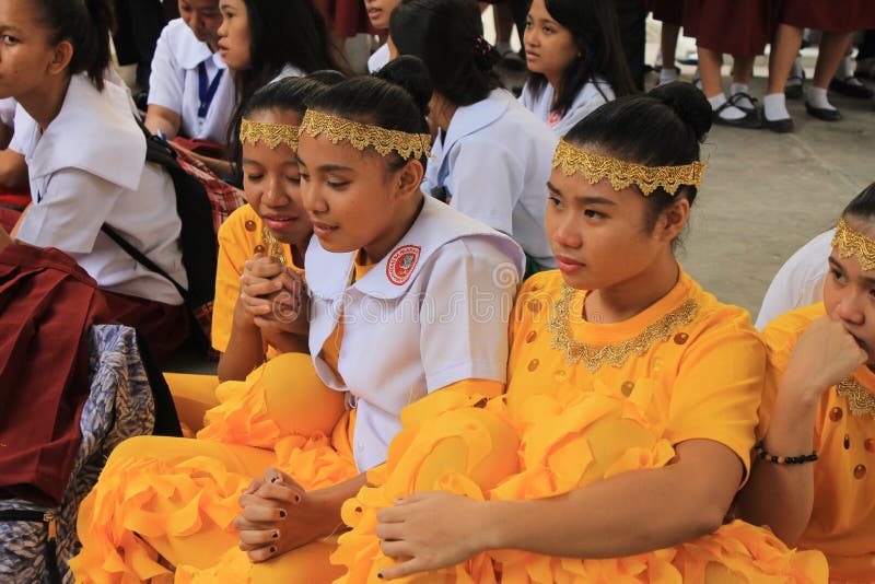 Child, Ritual, Temple, Girl Stock Photo - Image of tradition, child ...