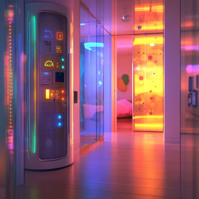 Child Room Access Control System Visualizes Security Features Stock ...