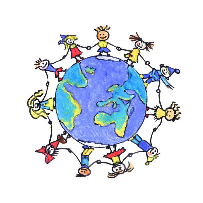 Childs Hands Drawing Stock Illustrations – 710 Childs Hands Drawing ...