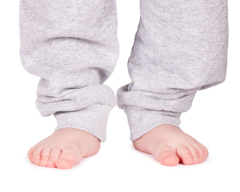 Child S Feet Isolated on White Stock Photo - Image of growth, joyful ...