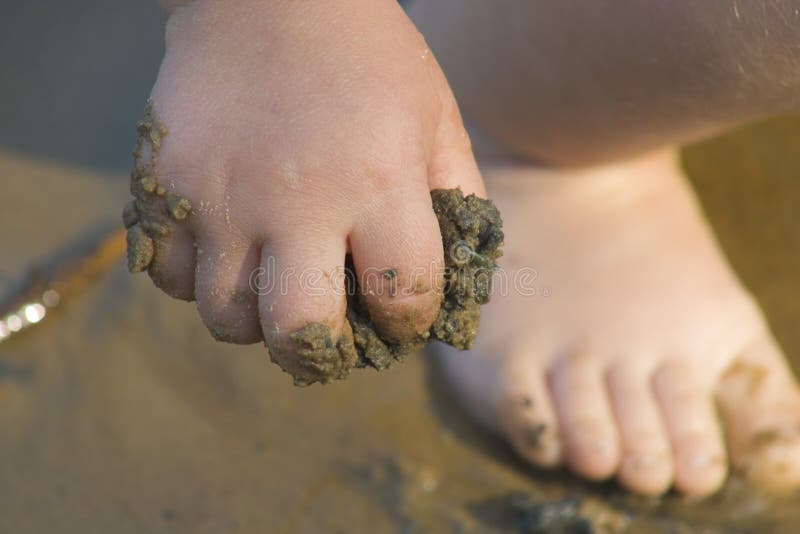 Child s hand with sand stock image. Image of hand, sand - 1573411