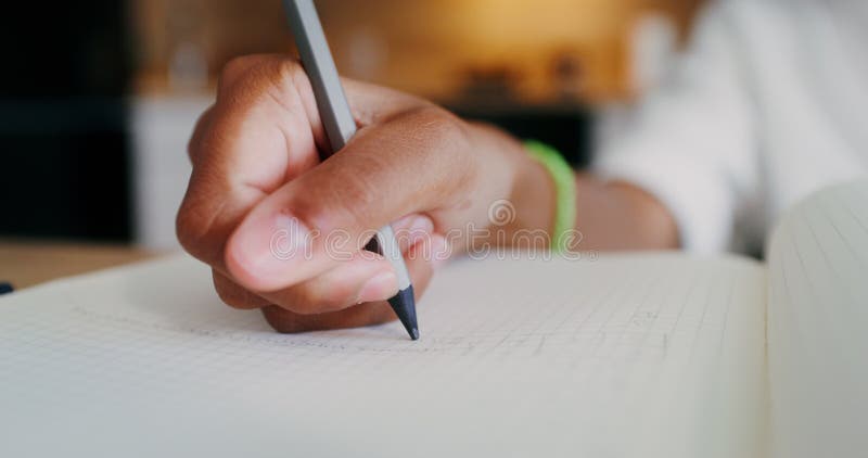 The Girl Does Her Homework at Home Stock Video - Video of making, girl ...