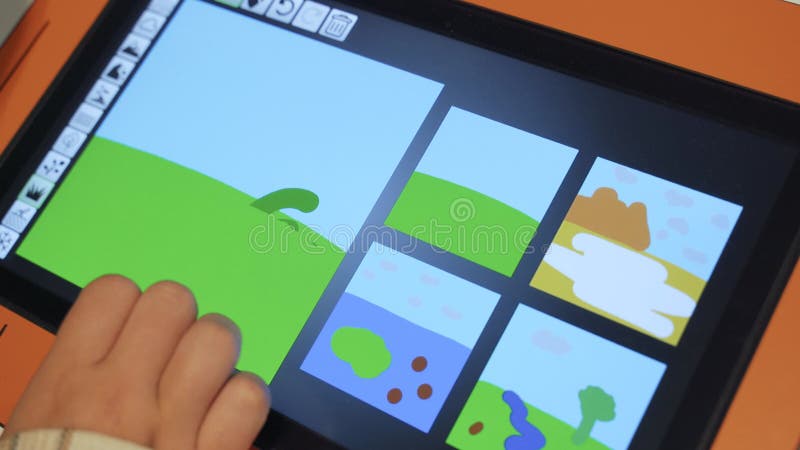 Interactive Touch Screen Drawing Educational Game for Kids in the ...