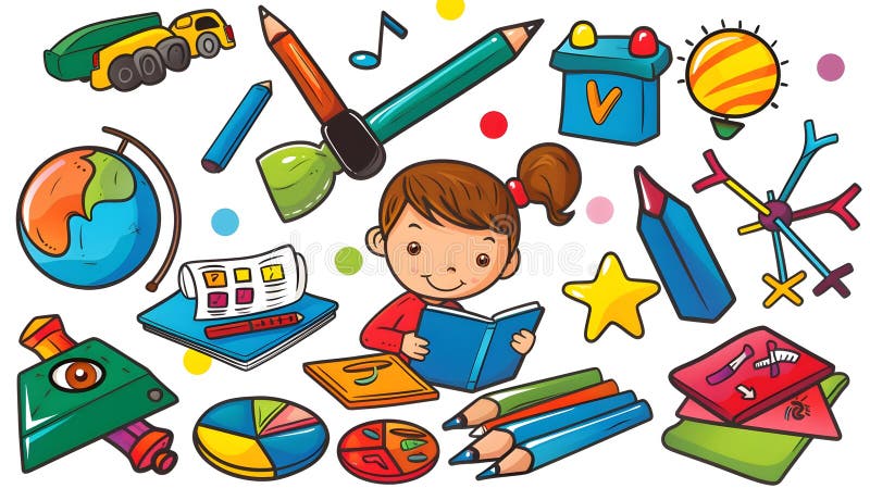 A Child S Journey of Learning, Exploring Books, Art Supplies, and ...