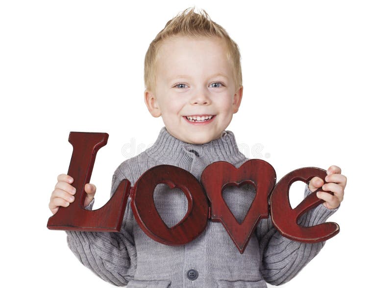 A Child s message of Love stock image. Image of expression - 29410843