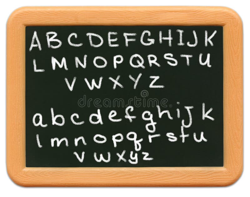 Blackboard alphabet stock image. Image of educated, board - 10343609