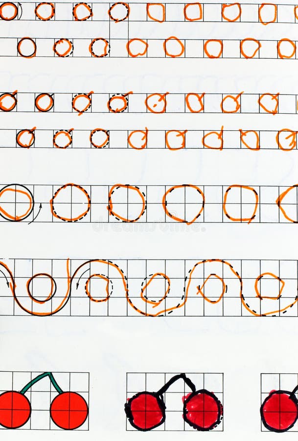 Worksheet Small To Z Kindergarten Stock Photos - Free & Royalty-Free ...