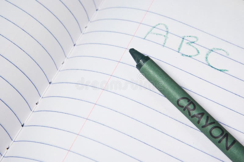 Child s School Notebook stock photo. Image of student, artistic - 498894