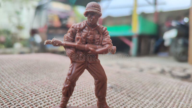 Child& X27;s Toy Plastic Soldier Figure Stock Image - Image of plastic ...