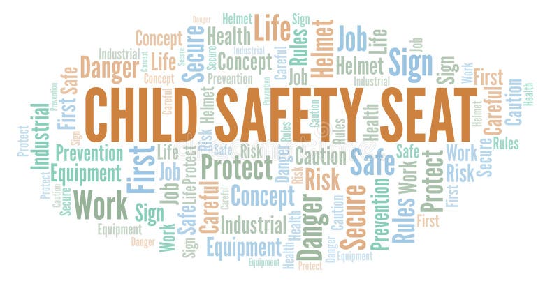 Child Safety word cloud. stock illustration. Illustration of typography ...