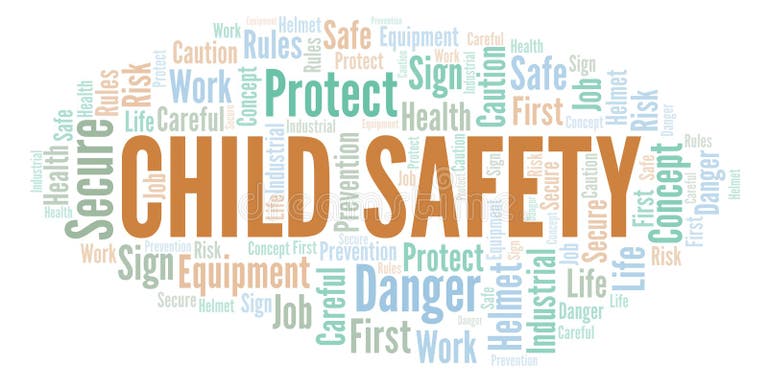 Child Safety Word Cloud Stock Illustrations – 52 Child Safety Word ...