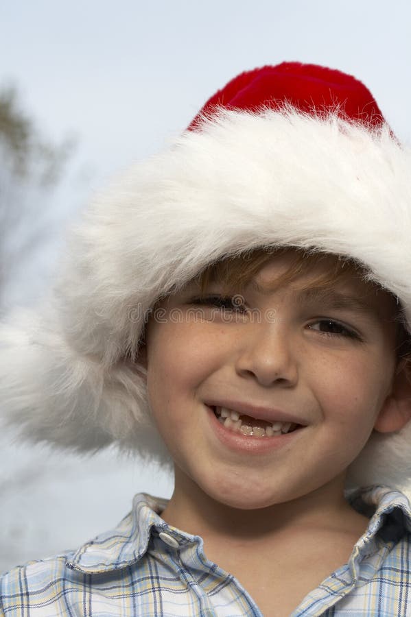 Child santa stock image. Image of laughter, beautiful - 3693645