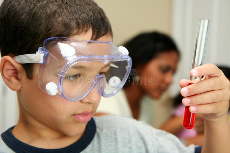 Child at School stock photo. Image of school, goggles - 4891176