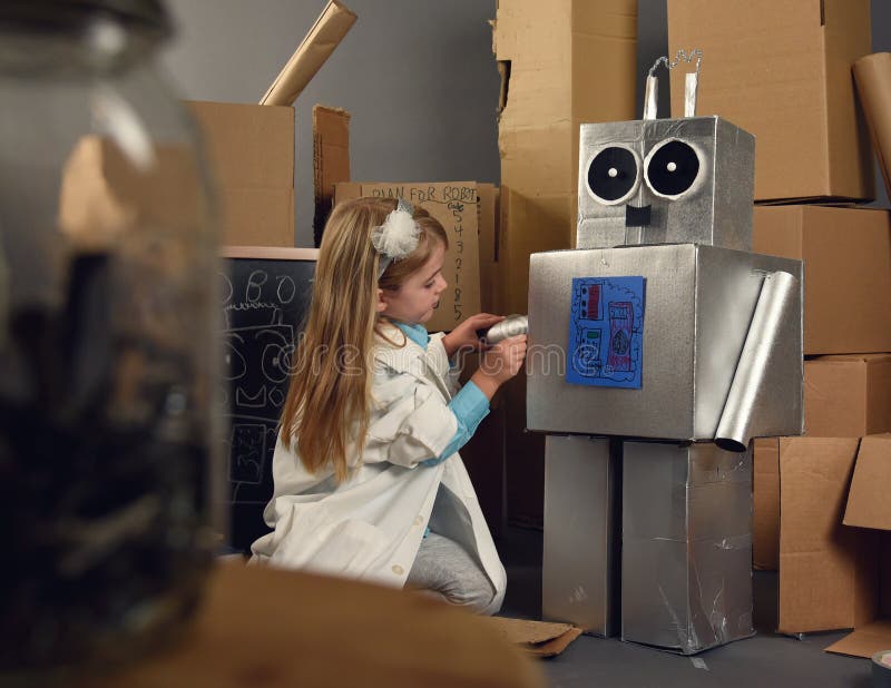 Pink Little Baby Girl with Big Eyes Stock Image - Image of blanket ...