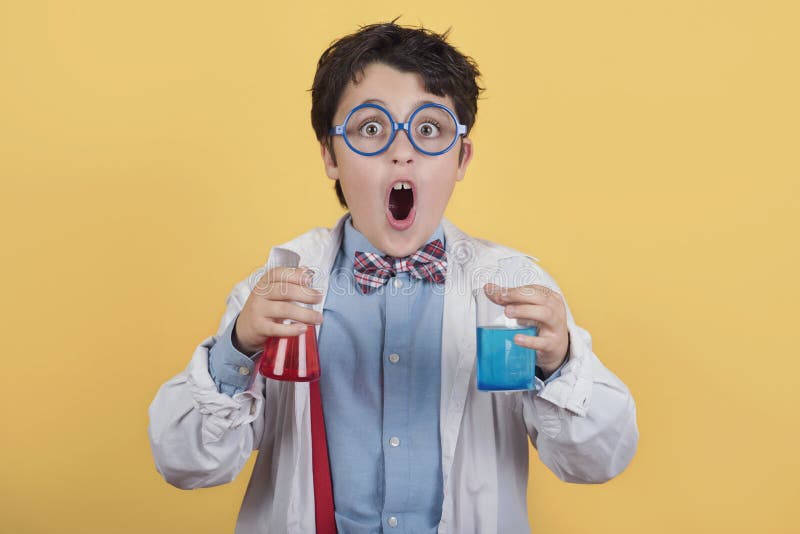Child Scientist stock image. Image of colors, education - 20932955
