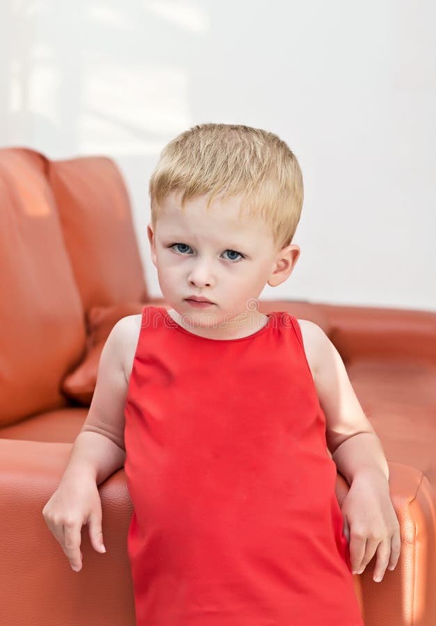 A Child with a Serious Face Stock Image - Image of eyes, male: 57422983