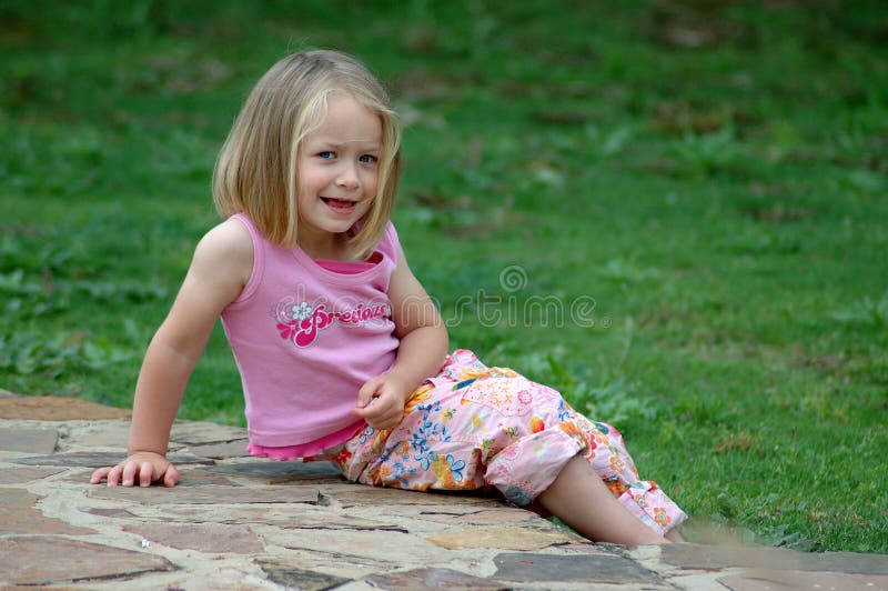 Child sitting stock photo. Image of girls, laughing, beautiful - 2954212