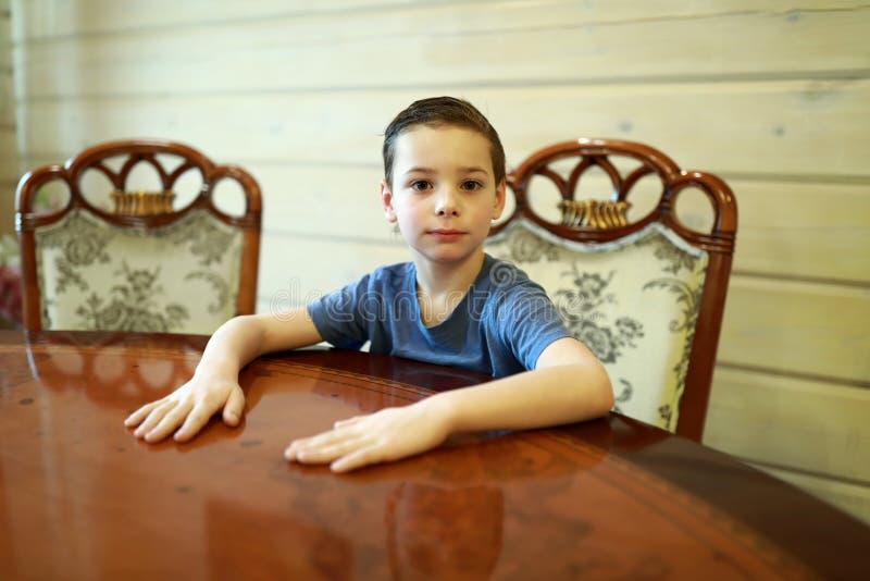 Round table with cutlery stock image. Image of chair - 198222565