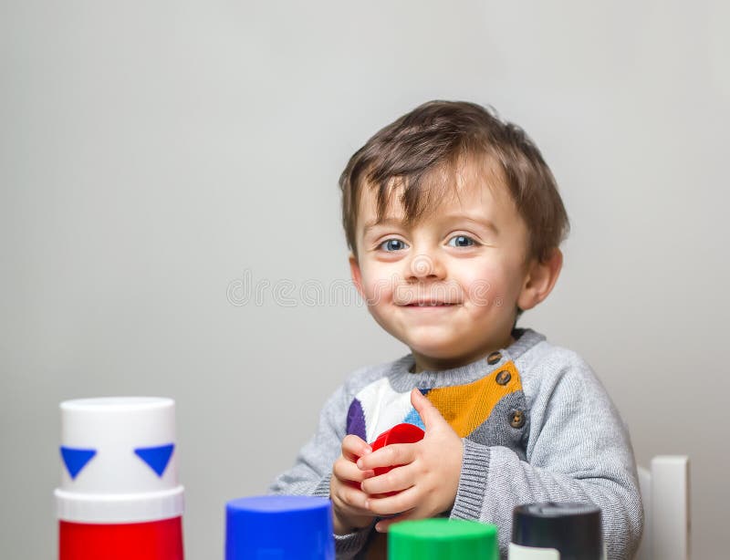 Child Smiling To the Camera Stock Image - Image of happy, child: 38081755