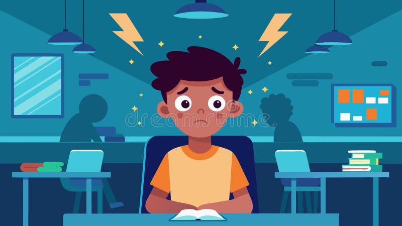 A Child with SPD Becomes Easily Distracted in Class by the Humming of ...