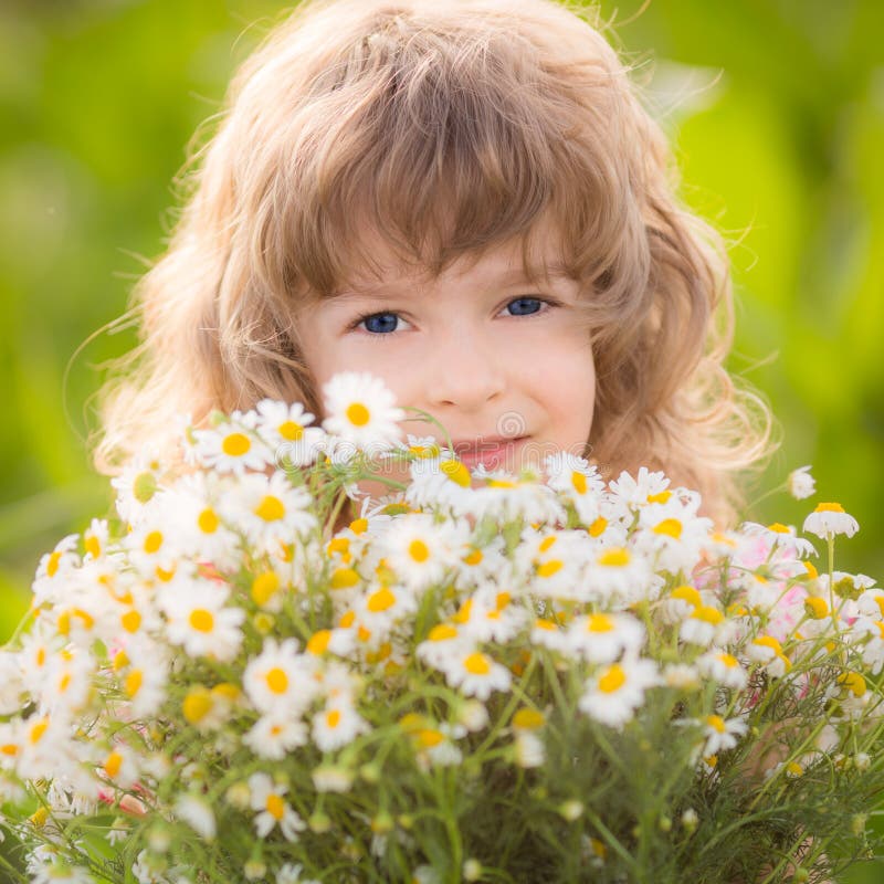 Child in spring stock image. Image of yellow, unusual - 38621953