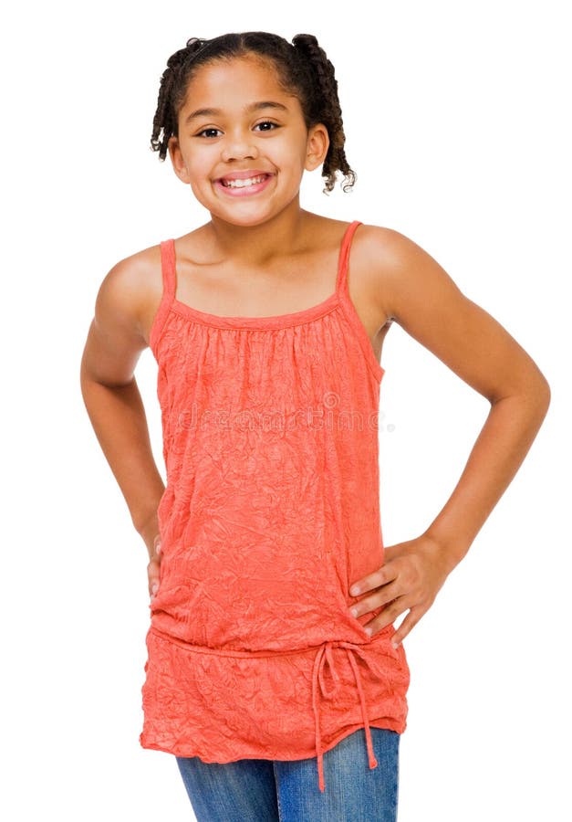Child Standing and Smiling stock photo. Image of toothy - 9031770
