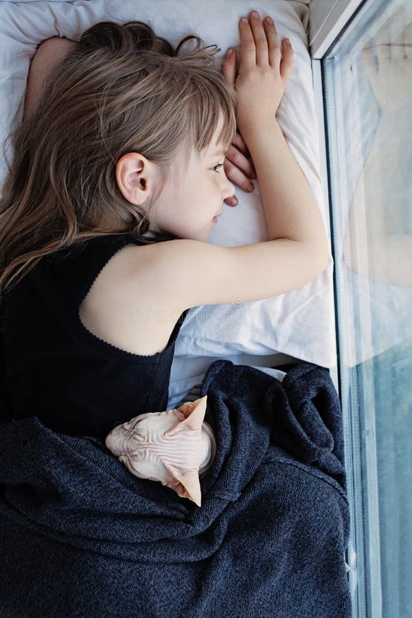 Child Stay Home. Quarantine Isolation and Free Imagination Concept ...