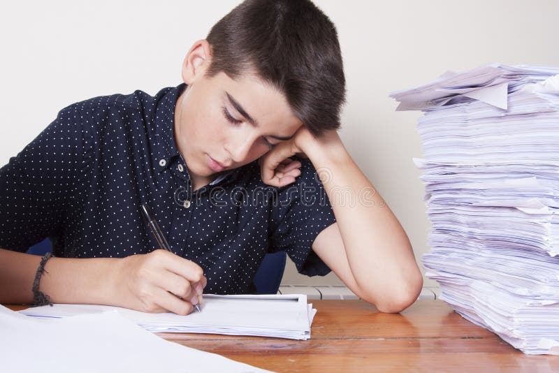 Child student on the desk stock image. Image of grow - 107289301