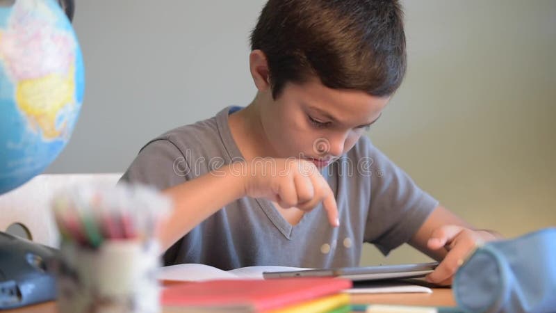 Child, Student, Education, School, Writing, Digital School Stock Video ...