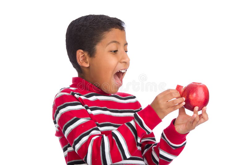 Child Surprised Opening Apple Door Stock Photos - Free & Royalty-Free ...