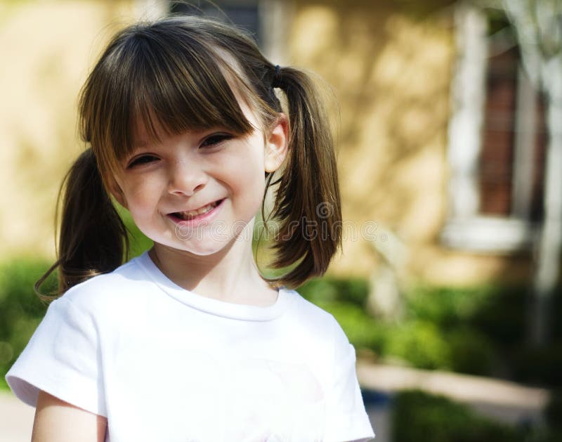 Child with Sweet Happy Smile Stock Image - Image of cute, innocent: 8286813
