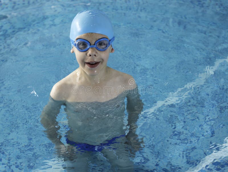 Child in swimming pool stock image. Image of splash, kids - 40511251