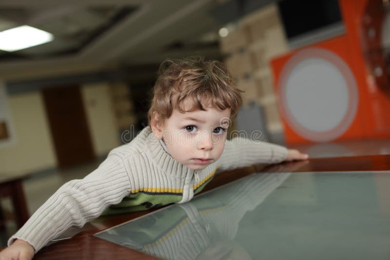 Child at table stock photo. Image of casual, white, activity - 35640288