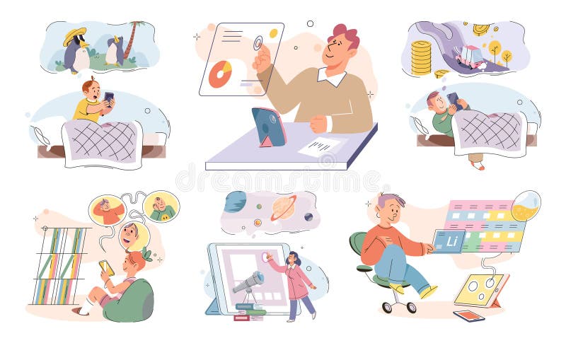 Child with Tablet. Children Benefit from Using Digital Tablets As they ...