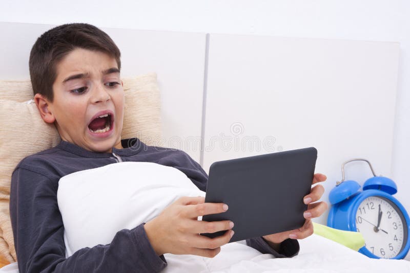 Child with tablet stock photo. Image of computer, interior - 63644260