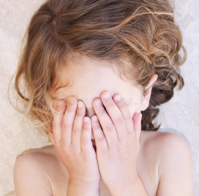 Embarrassed Child Face