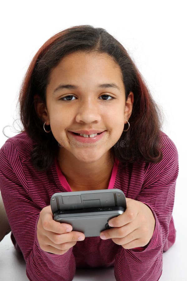Child is texting stock image. Image of cordless, dial - 4636453