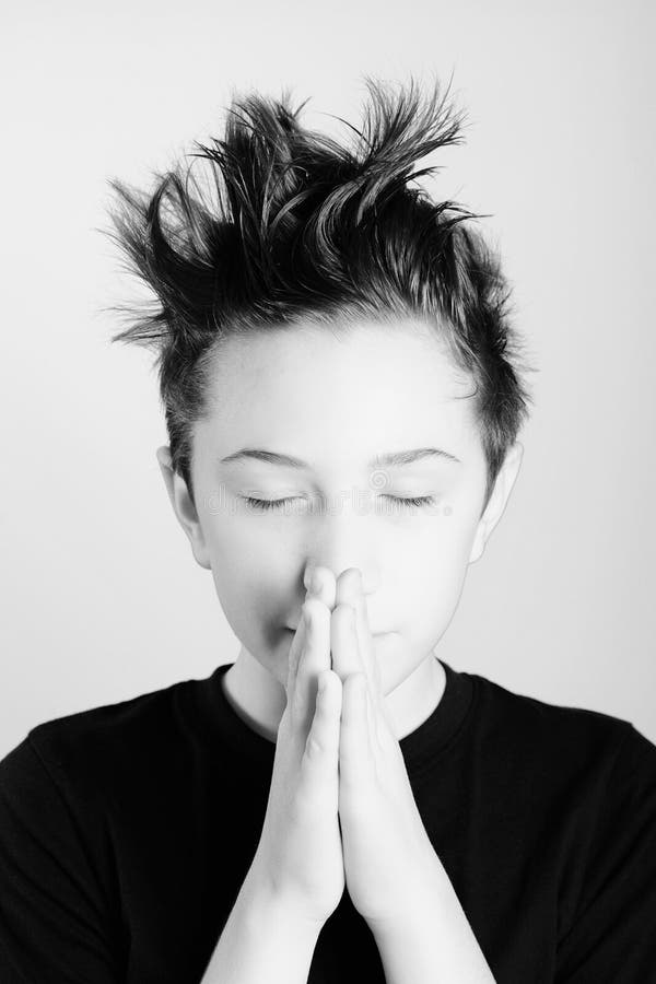 Child thinking stock image. Image of white, childhood - 35859055