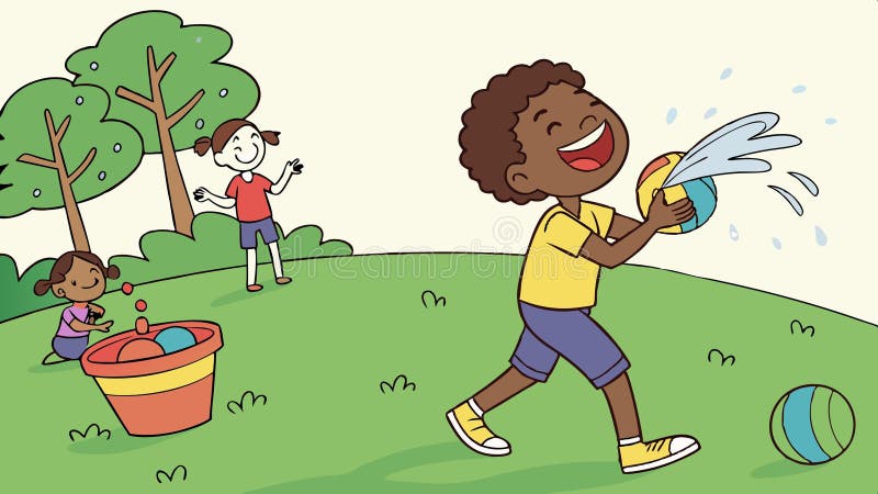 Child Throwing Balls into Basket Fence, Fence Target, Outdoor Game ...