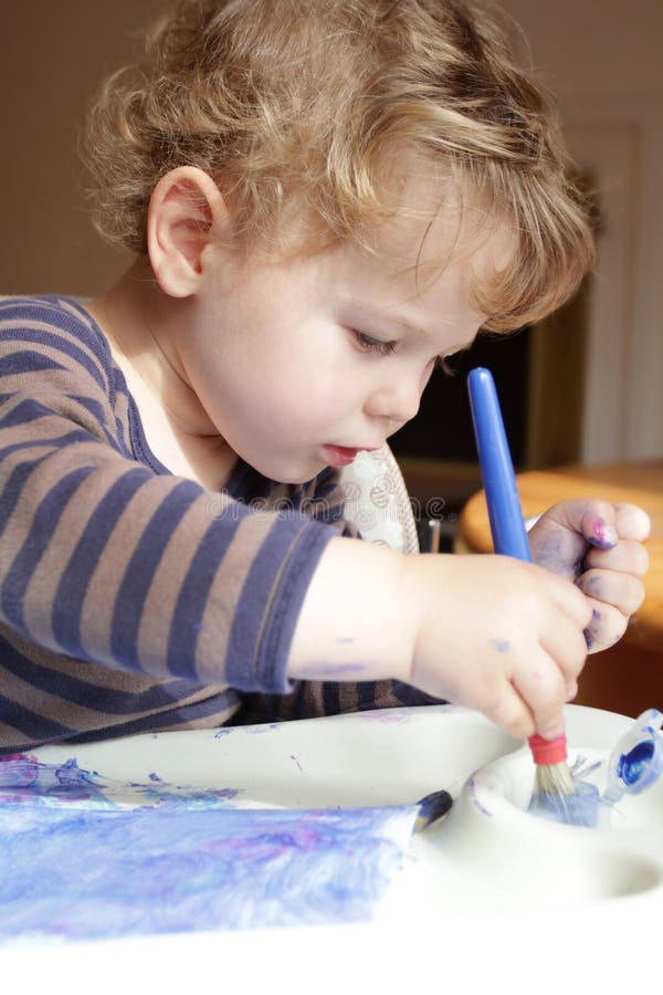 Child, Toddler Drawing Art stock photo. Image of drawing - 29039568