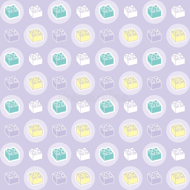 Child toy brick pattern stock vector. Illustration of color - 36489166